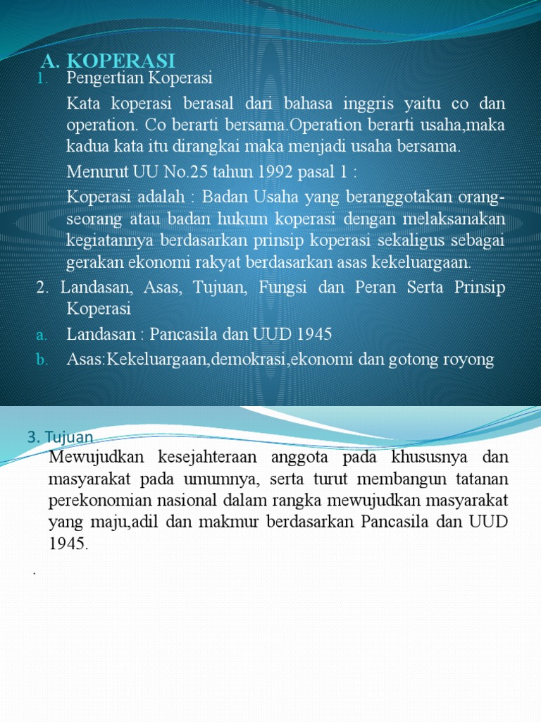 KOPERASI | PDF