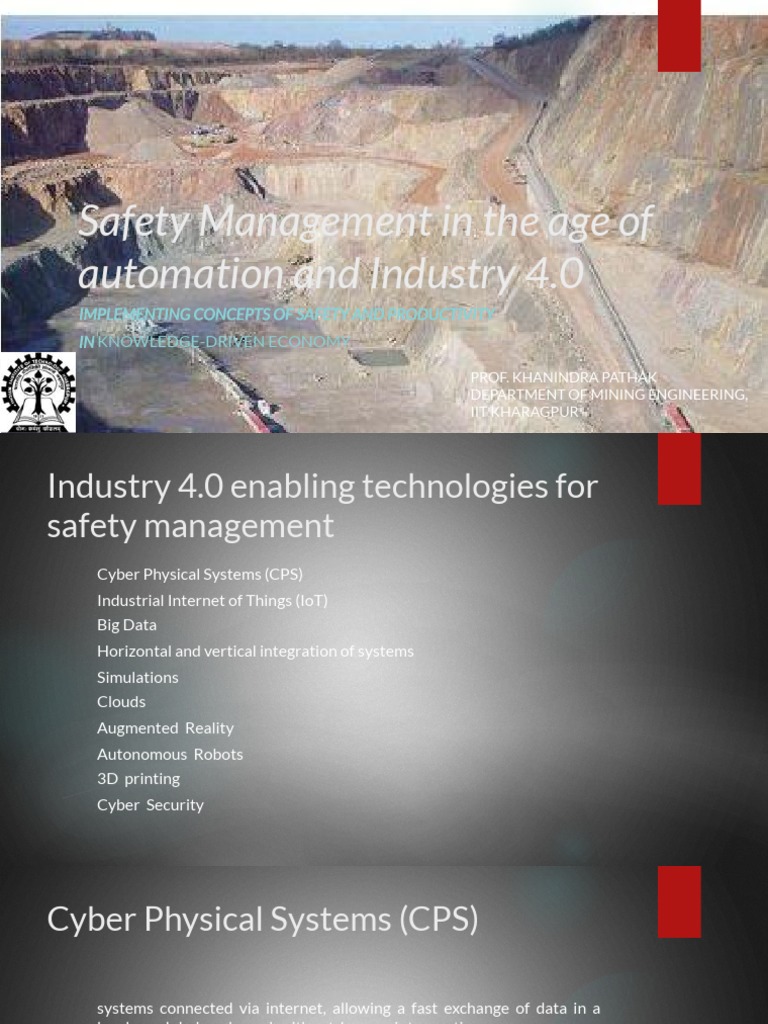 Mine Safety Management in The Age of Automation and Industry 4-0 | PDF ...