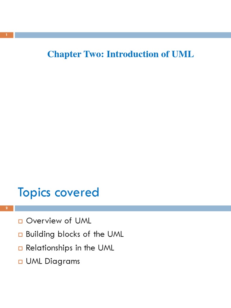 Chapter Two | PDF | Unified Modeling Language | Class (Computer Programming)