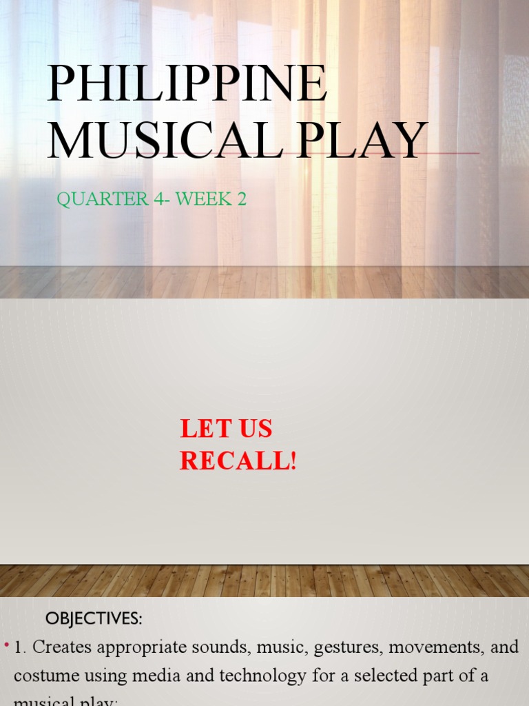 Philippine Musical Plays Overview | PDF | Musical Theatre | The Phantom ...
