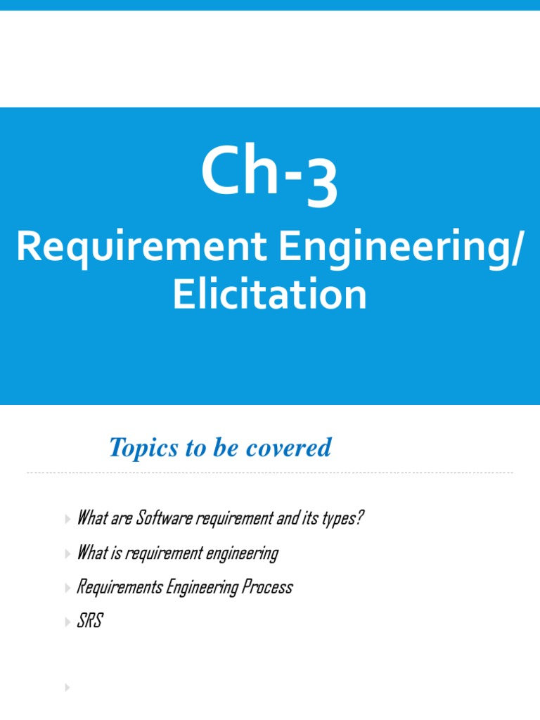 Chapter 3 - Requirement Engineering | PDF | Use Case | System