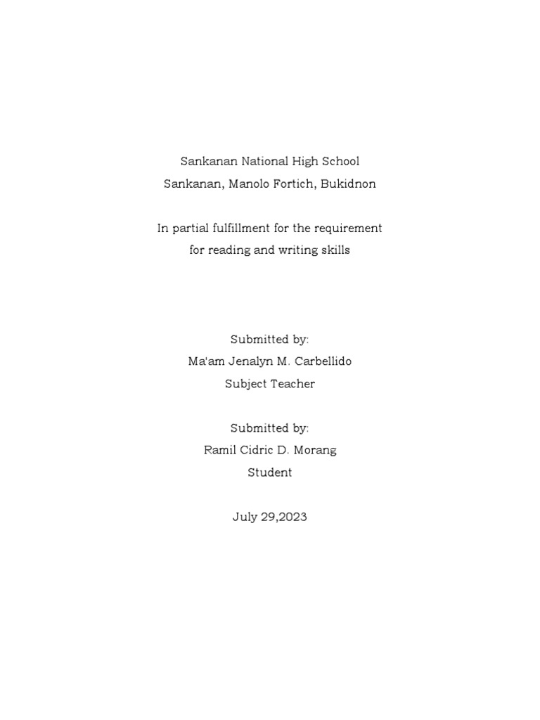 Ramil Position Paper | PDF | Rodrigo Duterte | Criminal Justice