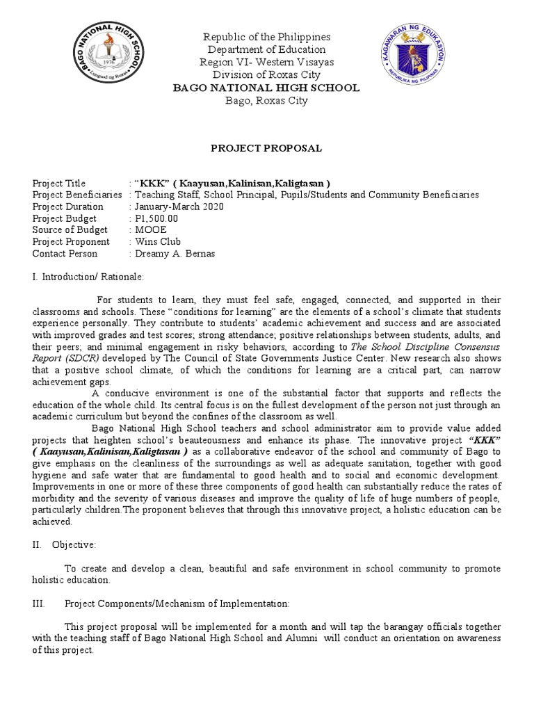 Project KKK | PDF | Classroom