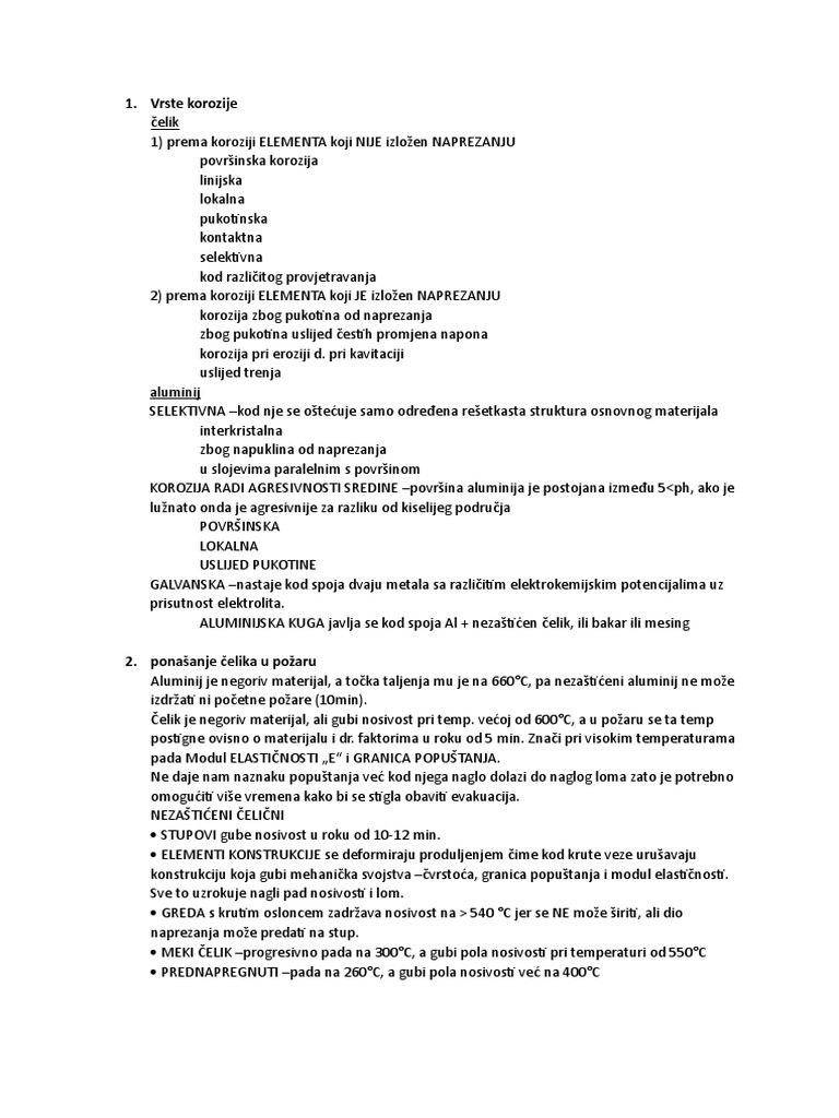 Pitanja Za Ispit | PDF