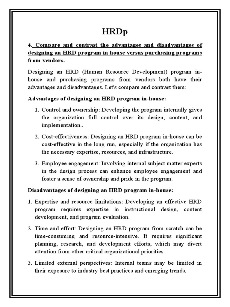 HRDP | PDF | Competence (Human Resources) | Goal