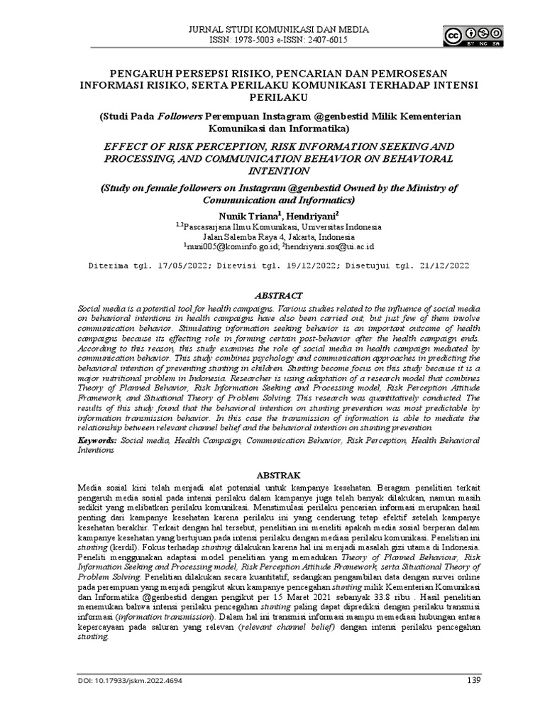 Pemprosesan Informasi | PDF | Behavior | Communication