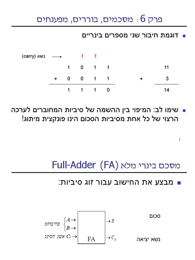 Digital Logic Systems 6 | PDF