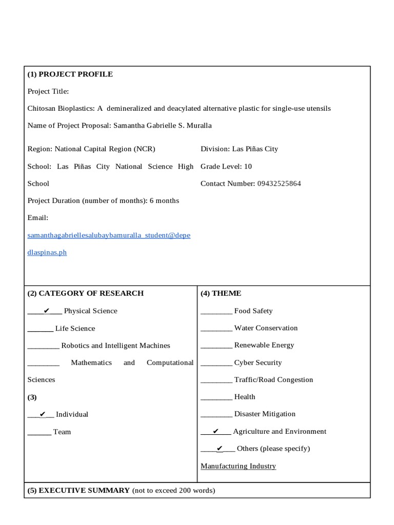 Physical Science Indiv Category - RSTF Likha | PDF | Plastic | Biodegradation