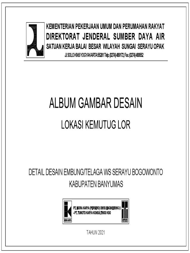 DED Embung Kemutug Lor | PDF