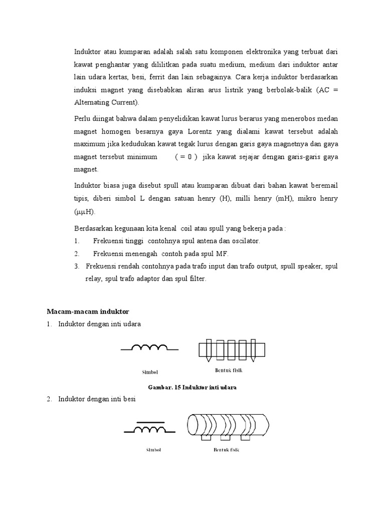 Materi Induktor Perfect | PDF | Sains & Matematika
