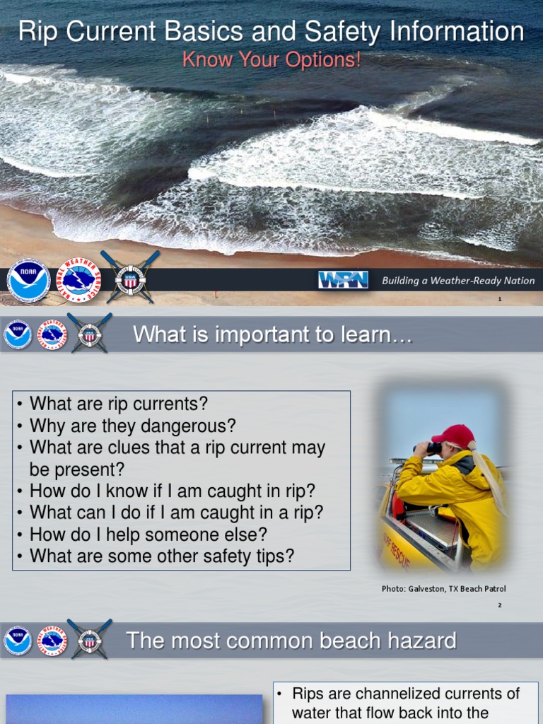 2021 RipCurrentBasics Final | PDF | Physical Oceanography | Applied And ...