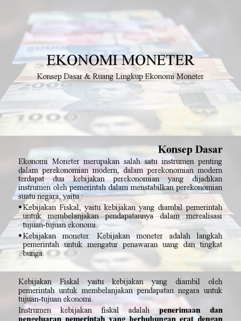 Panduan Ekonomi Moneter | PDF