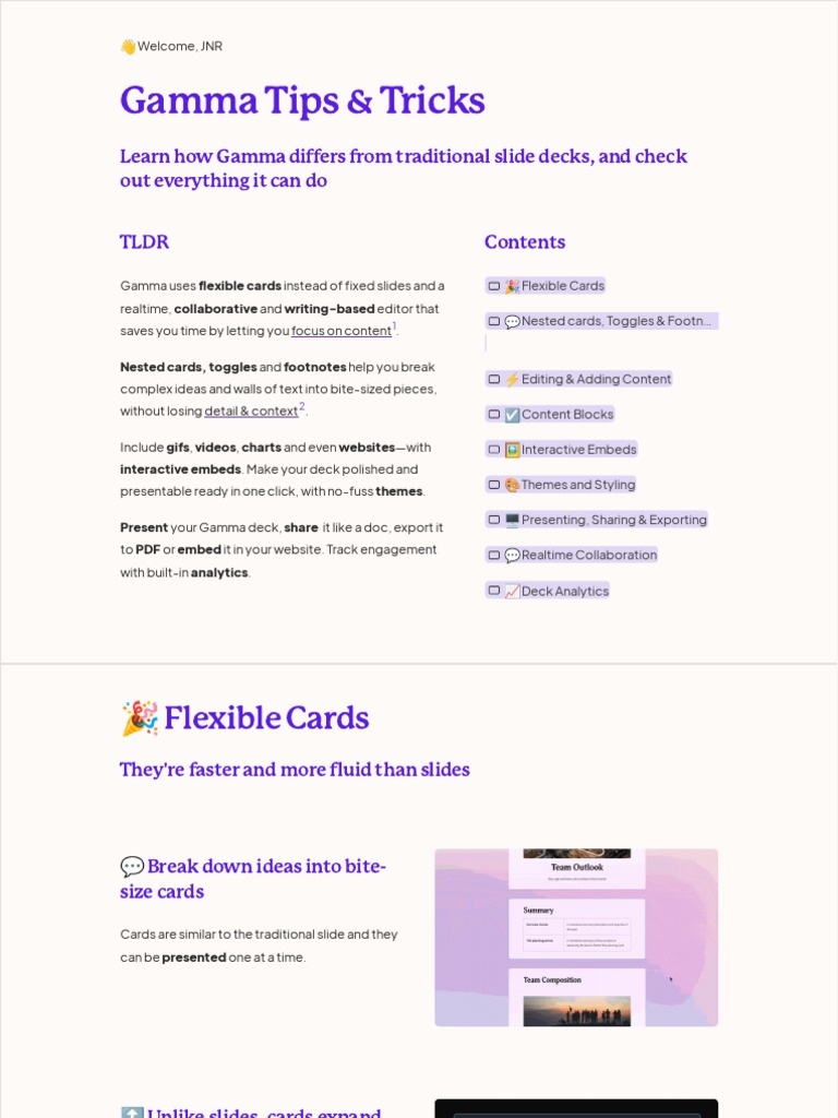 Gamma Tips and Tricks | PDF | You Tube | Computing