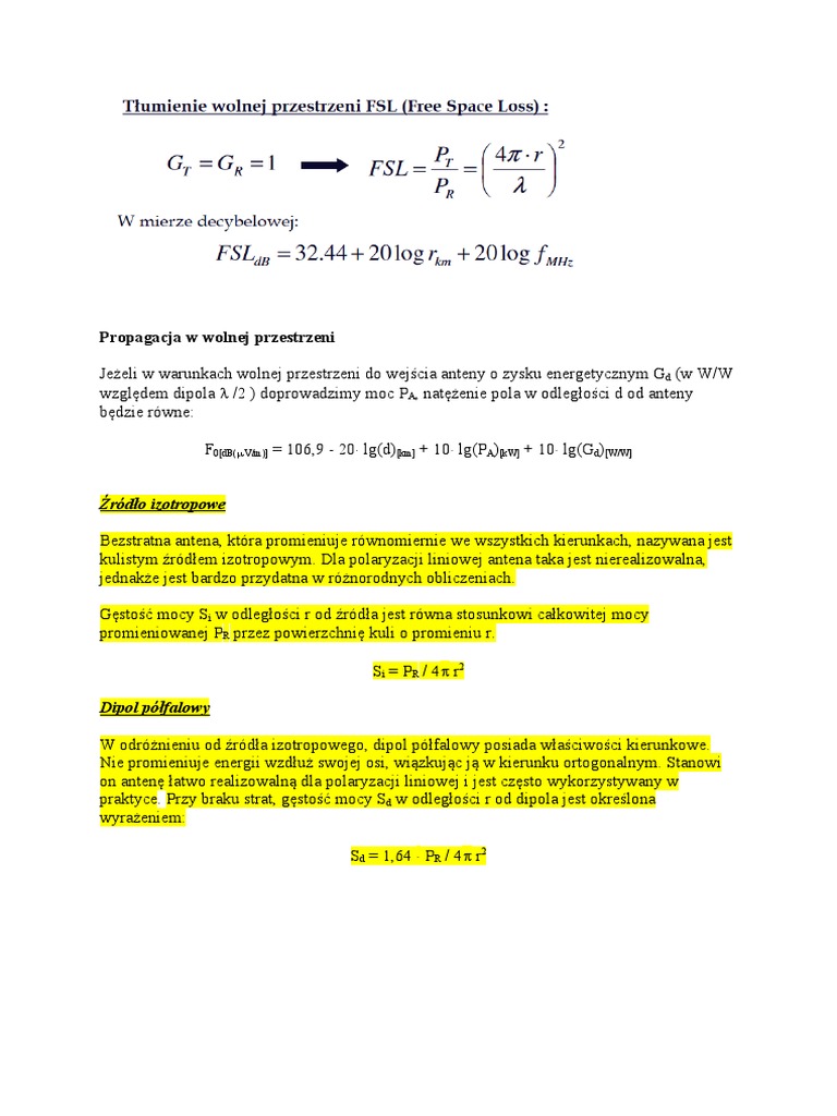 Parametry Anten - 01 | PDF