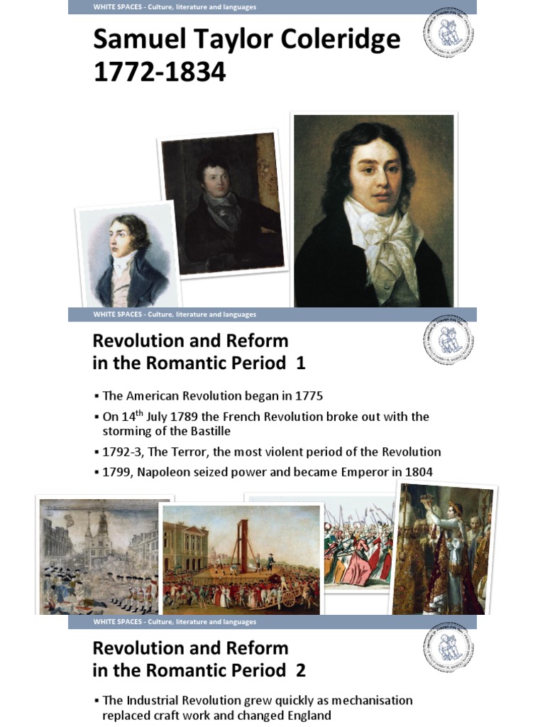 Documento PDF 3 | PDF | Samuel Taylor Coleridge | Romanticism