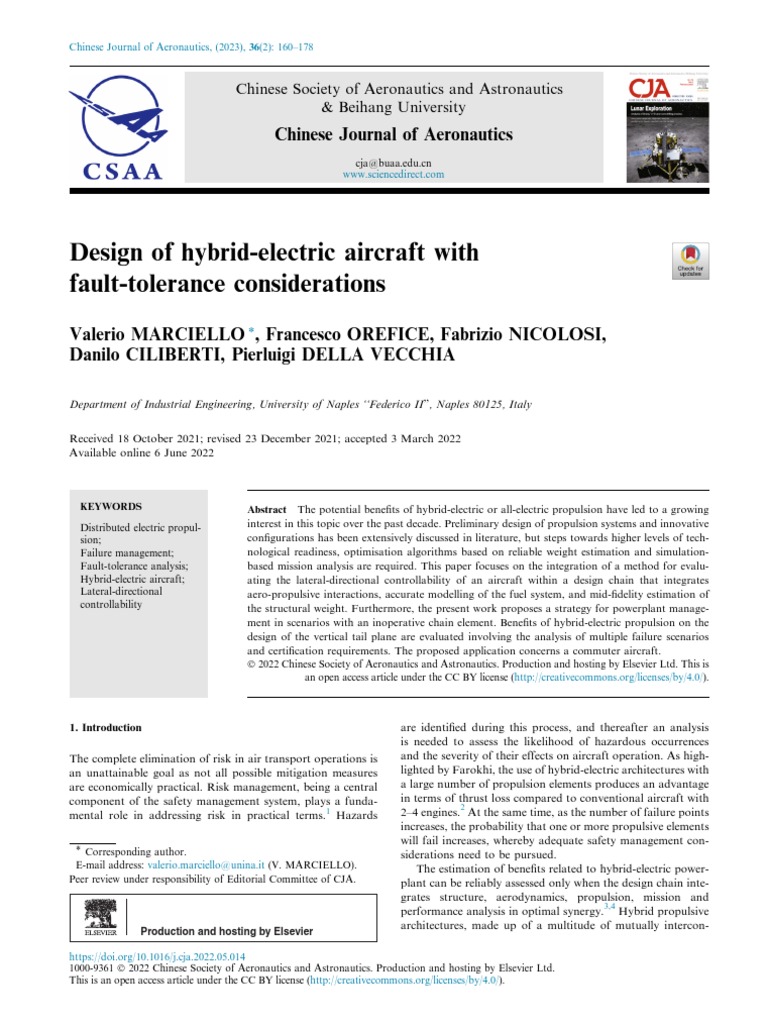 Design-of-hybrid-electric-aircraft-with-fault-tol_2023_Chinese-Journal ...