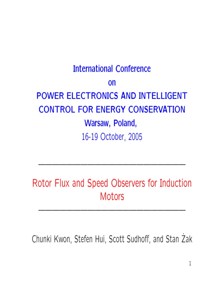 Obs Slides | PDF | Inductance | Electric Motor