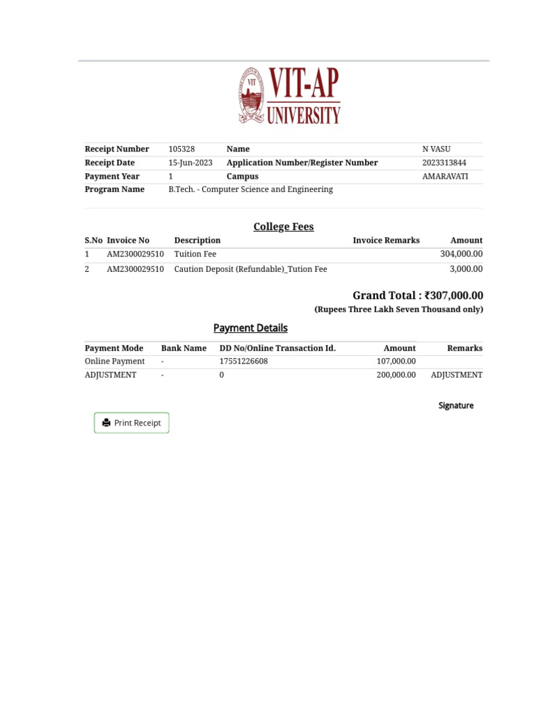 VIT-AP University | PDF