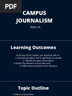 Different Types of Beats in Journalism | PDF