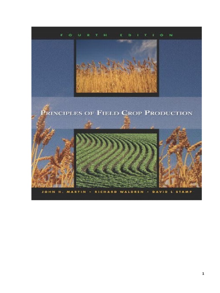 Field Crops - Chapter 1-6 | PDF