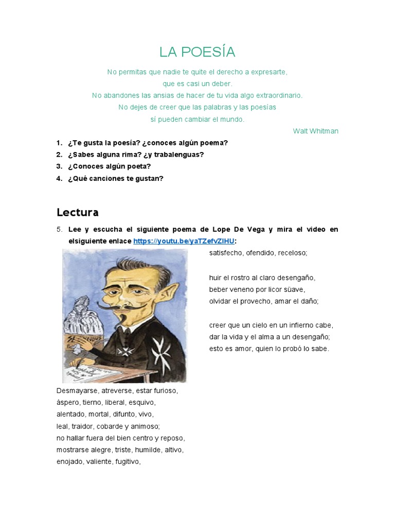 Explorando la Poesía y su Ritmo | PDF | Poesía | Rima