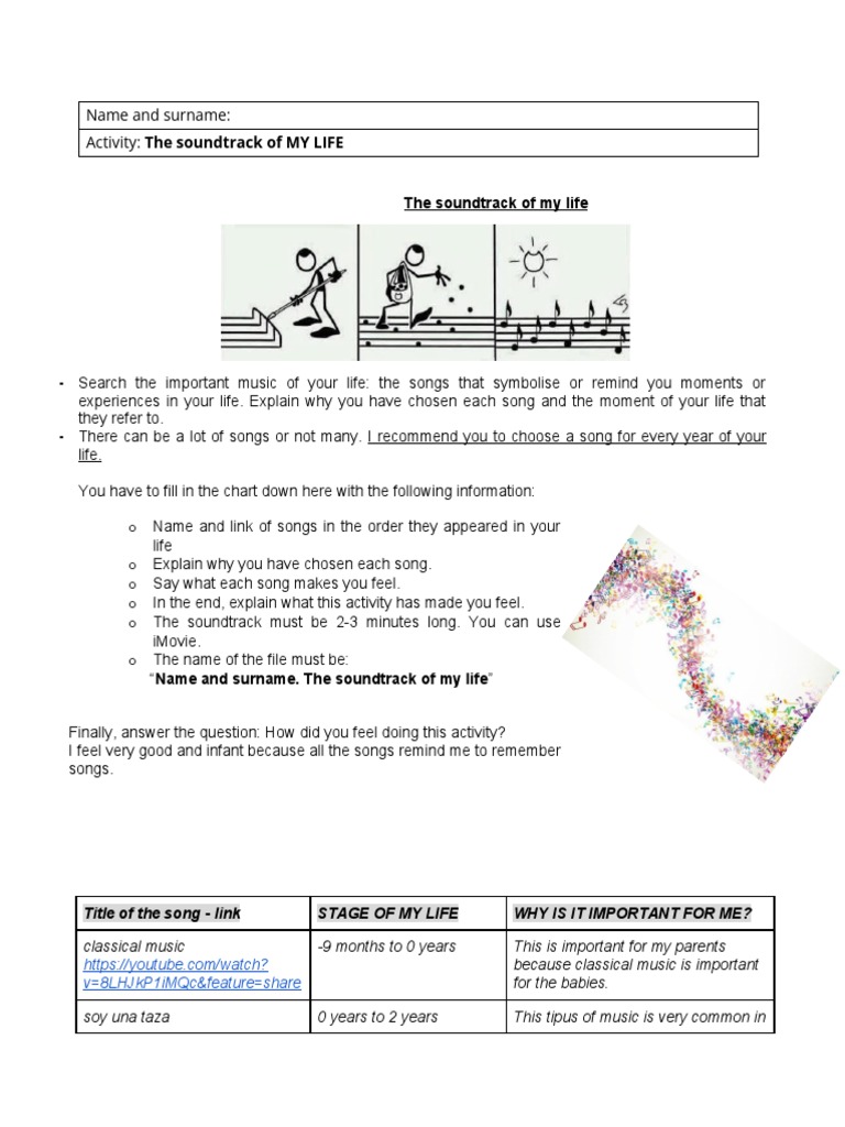 Copia de Joan Gea Merino - The Soundtrack of My Life | PDF