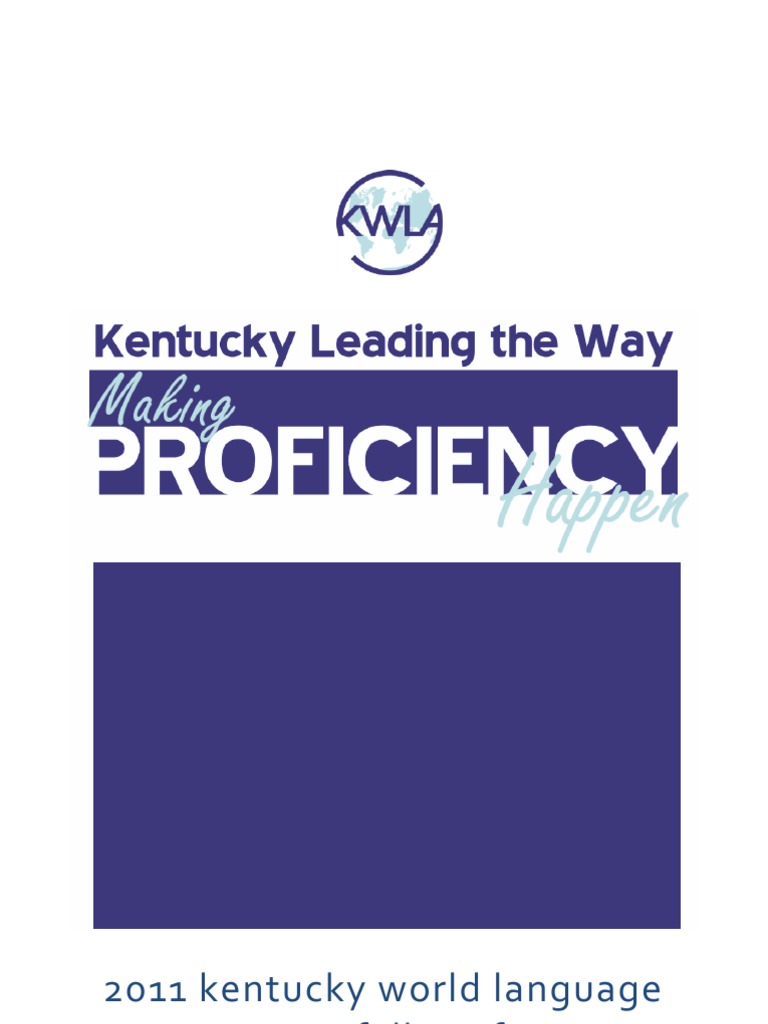 2011 Kentucky World Language Association Fall Conference | PDF ...