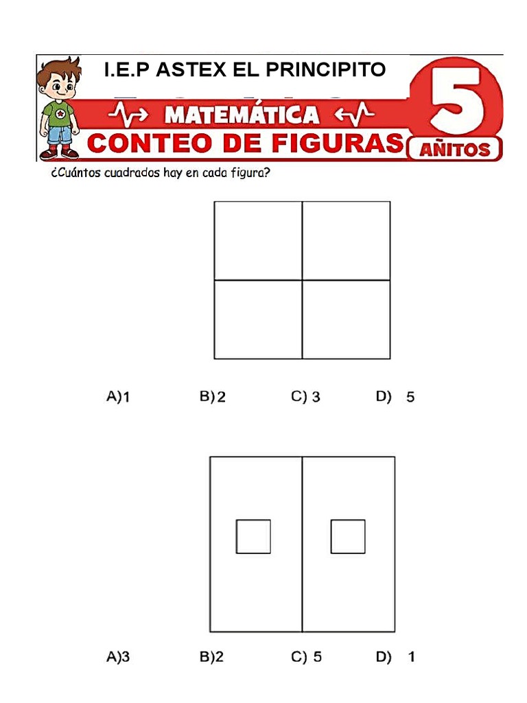 Fichas de Conteo de Figuras | PDF