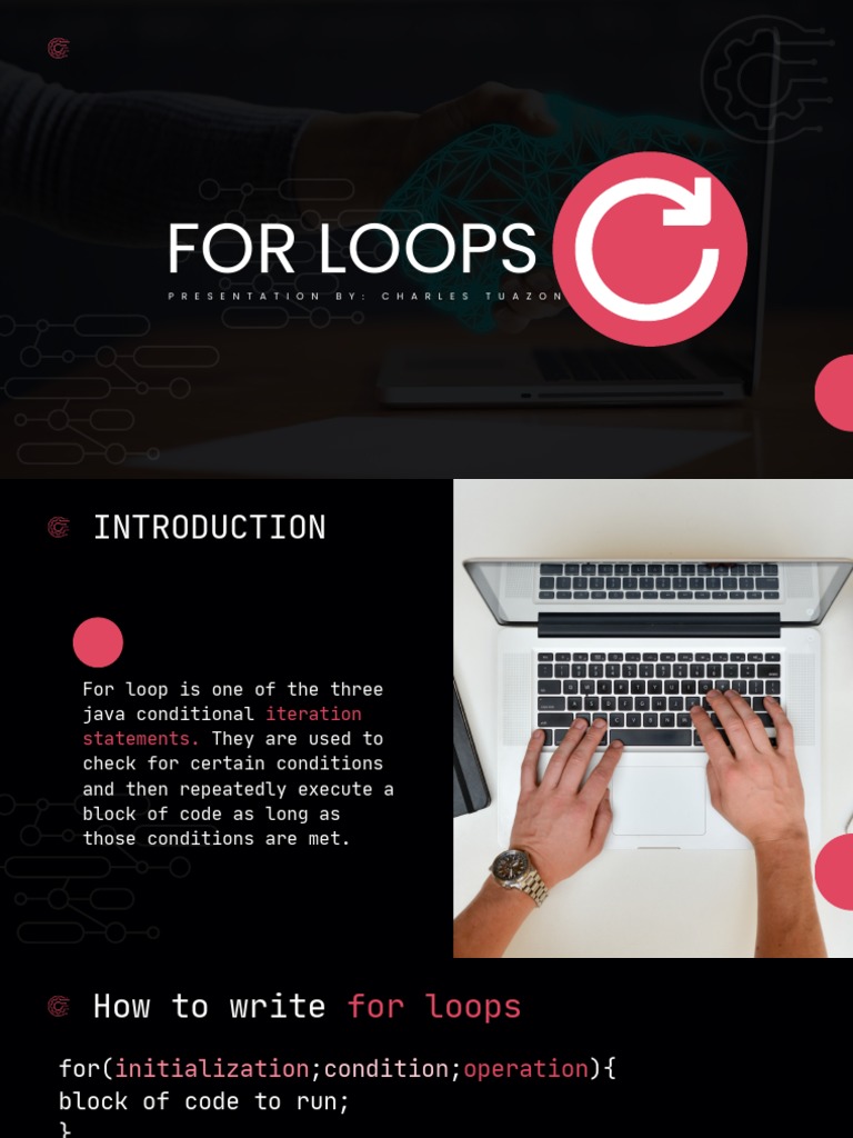 ICT-Presentation ForLoops | PDF | Control Flow | Software Development