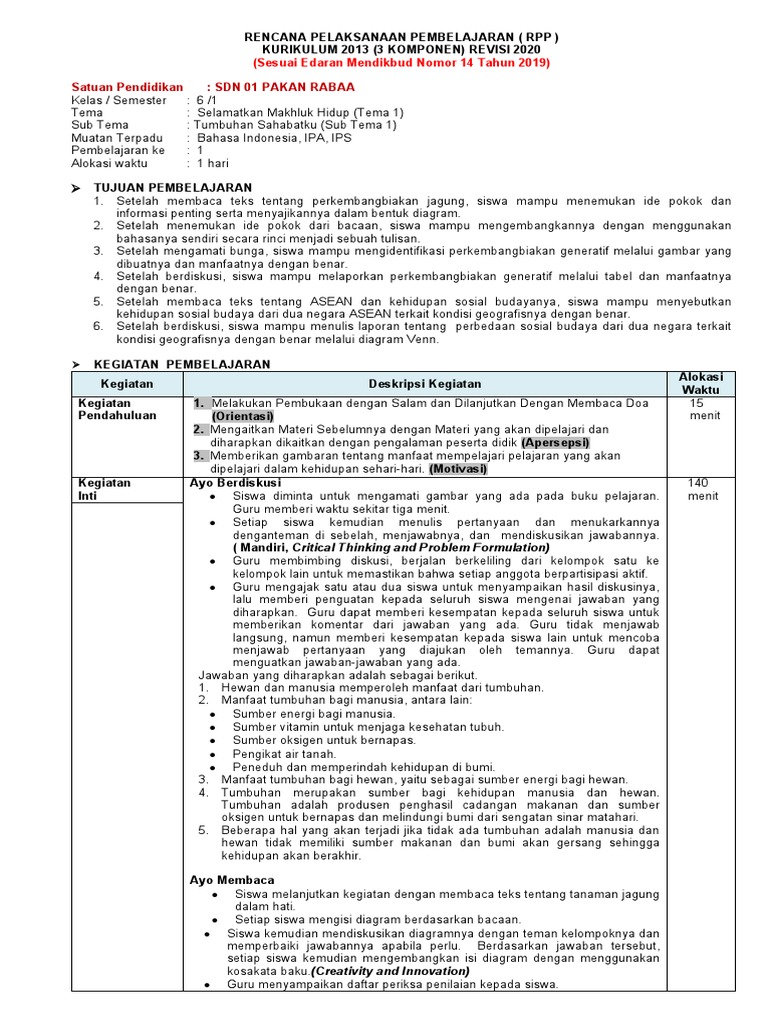 RPP Lengkap | PDF