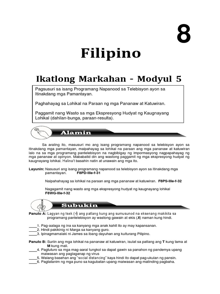 Q3 Adm Fil 8 Mod 2 | PDF