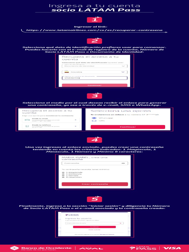 Acceder A Cuenta de Socio Latam Pass | PDF