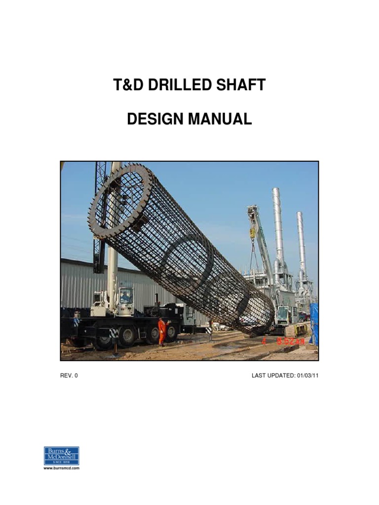 BMCD TND Drilled Shaft Design Manual (2011) | Download Free PDF ...