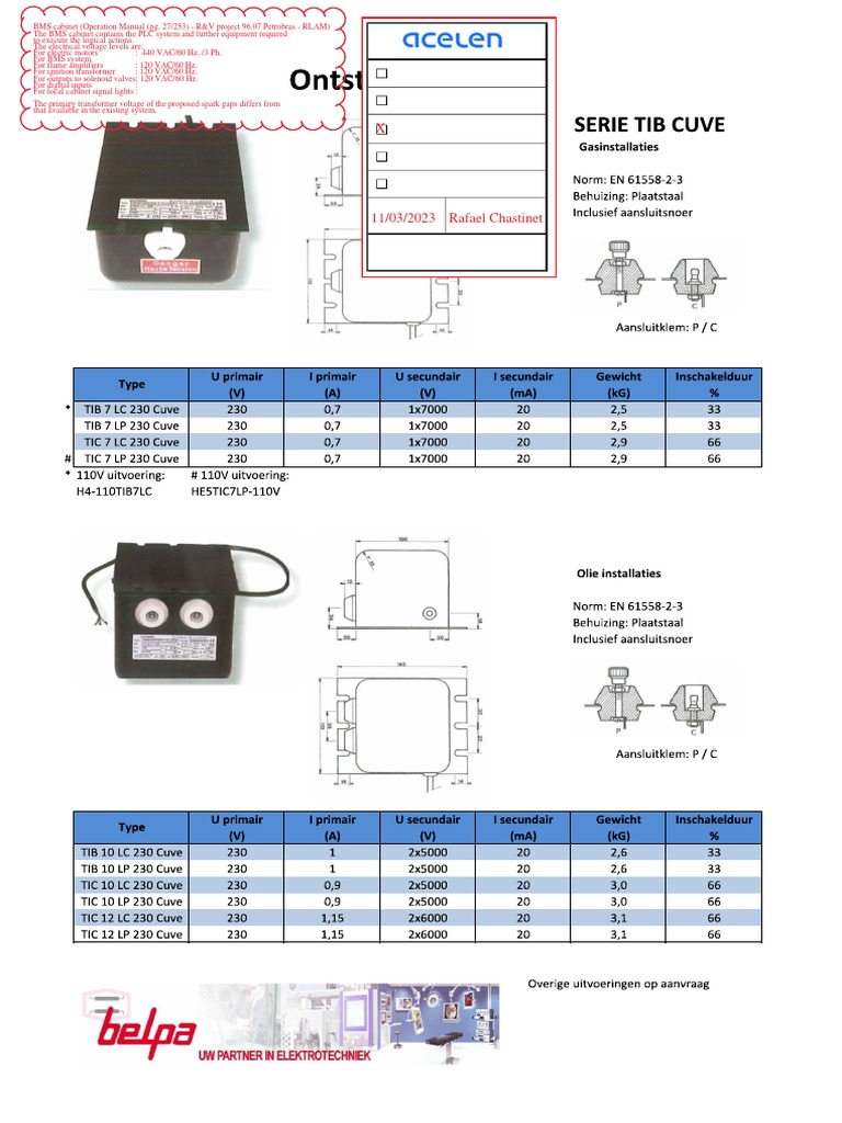 Transformer H4 TIB7 - Approved With Comments | PDF