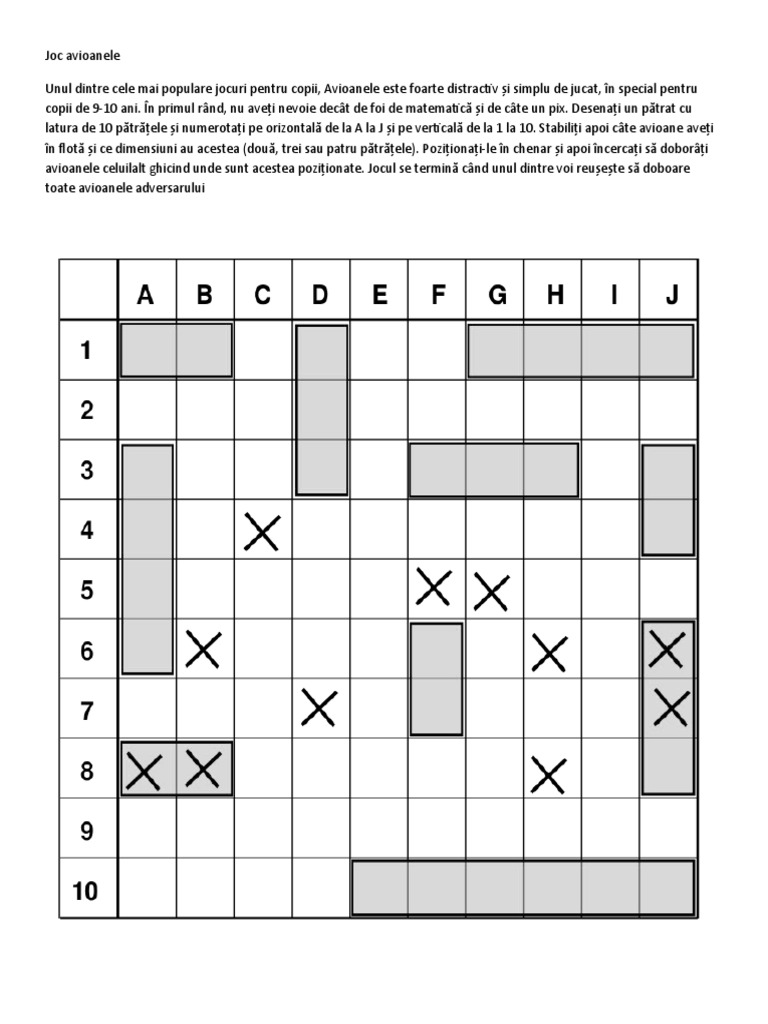 Joc Avioanele | PDF