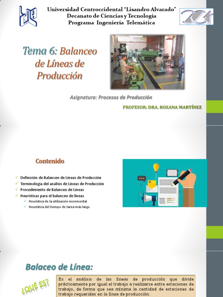 Balanceo de Líneas de Producción | PDF | Informática