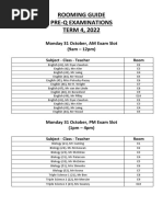 Pupil Prelim Timetable 2025 Final | PDF