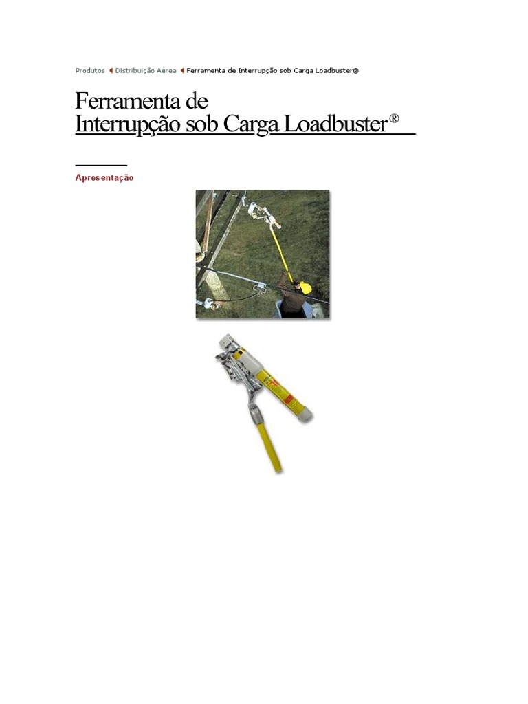 Load Buster | PDF | Fusível (elétrico) | Energia elétrica