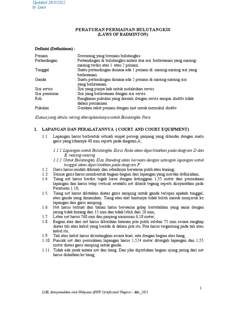 Peraturan, Instruksi, Kosa Kata | PDF