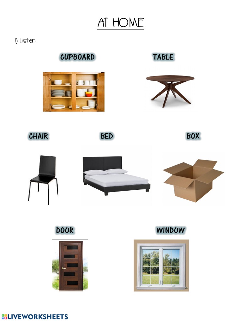 OBJECTS IN MY HOUSE | PDF