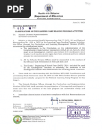 Accomplishment Report For NLCA Pre Test and Post Test 2024 | PDF