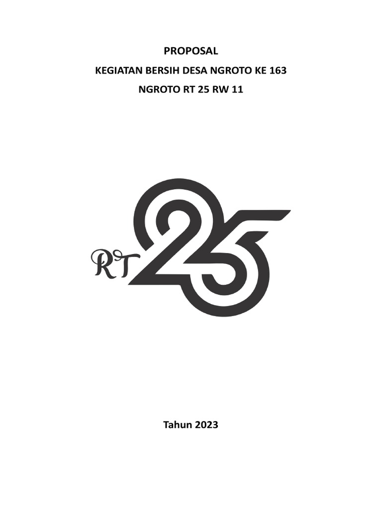 Proposal RT 25 | PDF