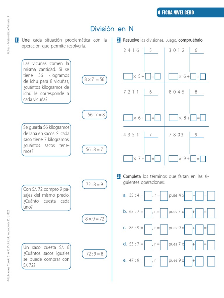 F0_ División en N | PDF