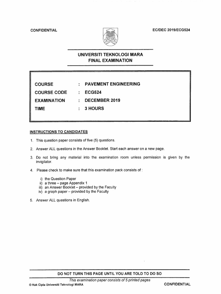 Ecg524 Dec 2019 | PDF | Road Surface | Asphalt