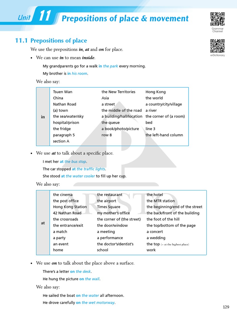 U11 - Prepositions of Place Movement | PDF | Detective | Crime Scene