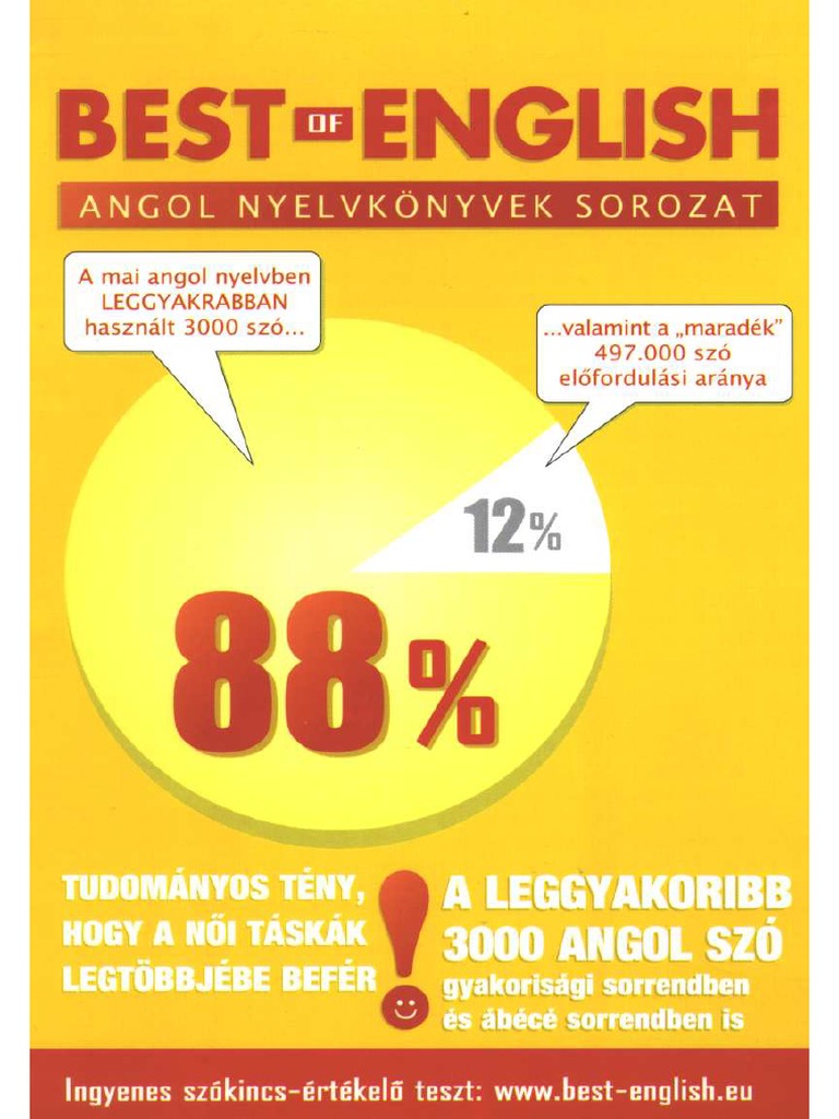 3000 Angol Szó Fontossági Sorrendben | PDF