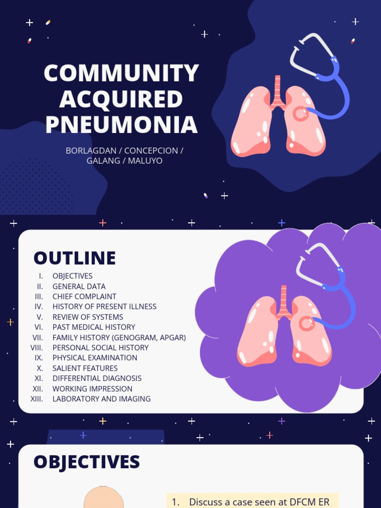 Community Acquired Pneumonia Case Study | PDF | Pneumonia | Respiratory Tract