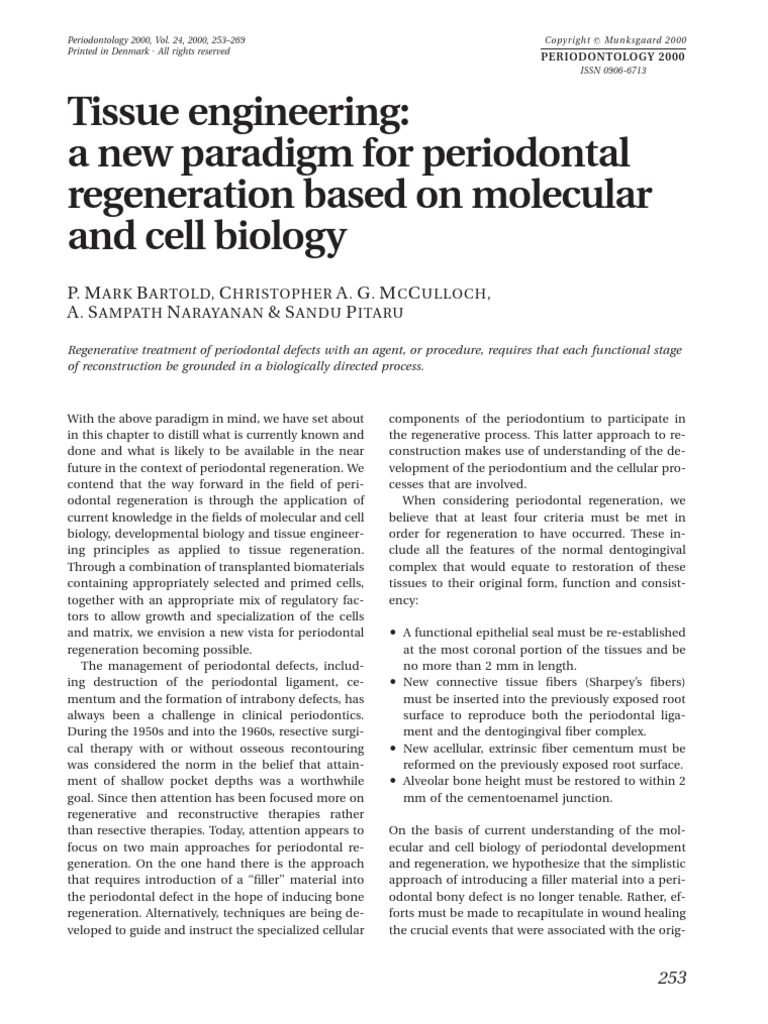 Tissue Engineering | PDF | Rna | Gene Expression