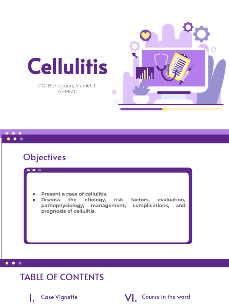 Cellulitis Case Study for Clinicians | PDF | Infection | Methicillin Resistant Staphylococcus Aureus