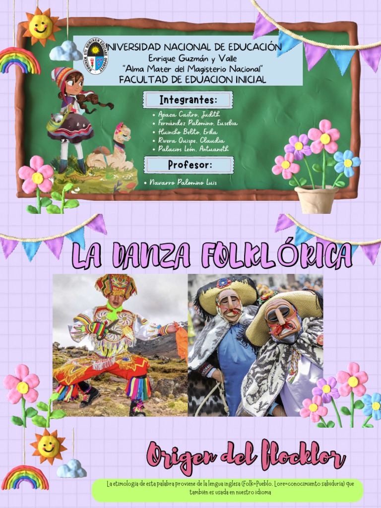 La Danza Folklorica Pdf Folklore Las Artes Escénicas